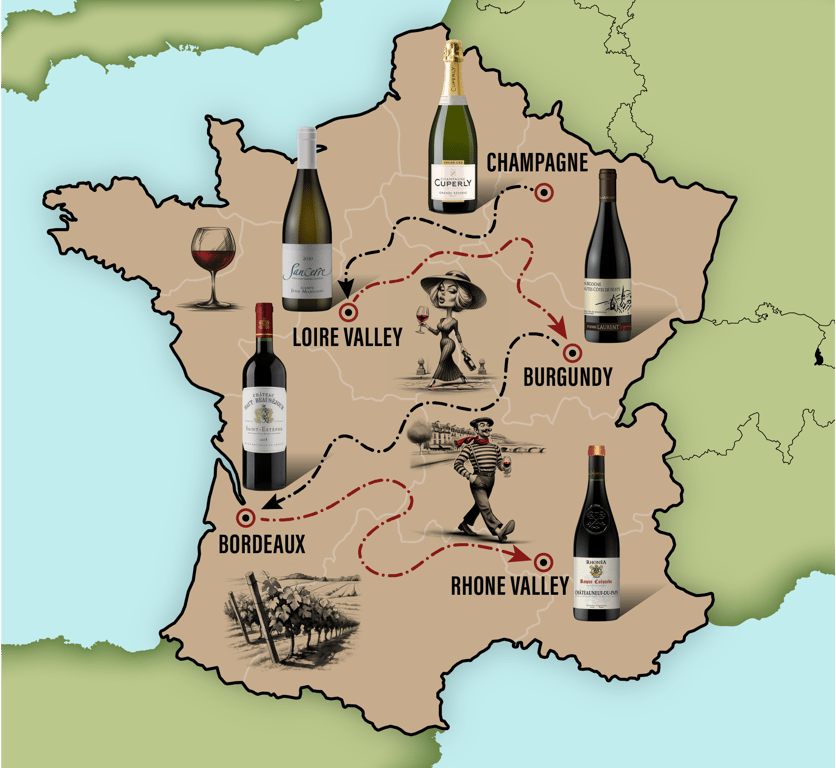 Bordeaux vs Burgundy and Loire: Which Wine Region to Visit
